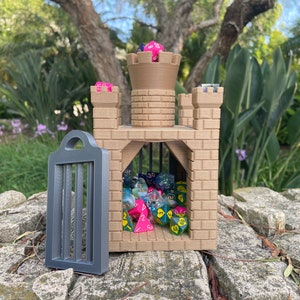 HUGE Stone Castle Storage Vault - Holds 100+ Dice! Dice Jail Cell for ...
