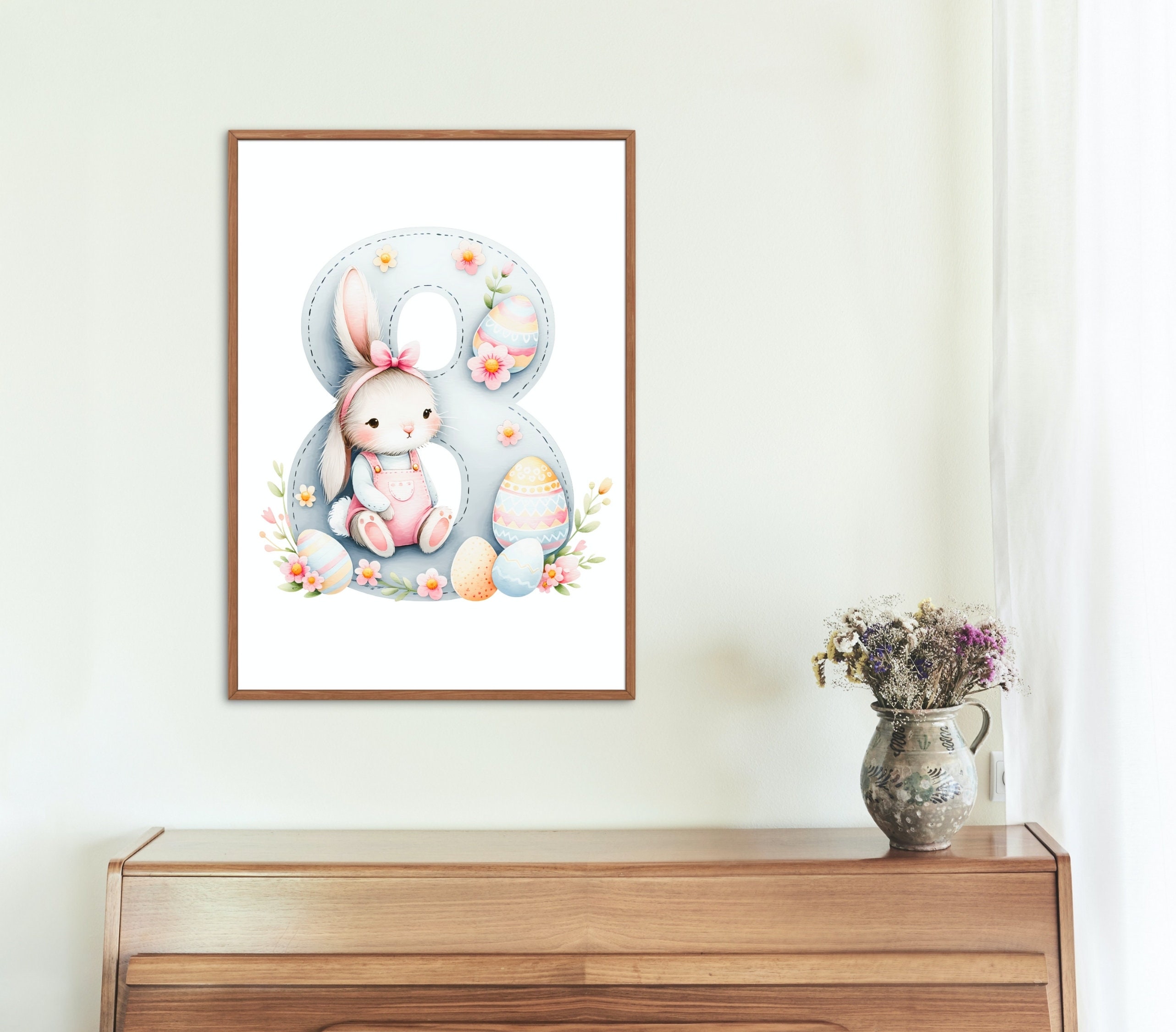 40 Alphabet Easter Bunny Clipart Bundle, Cute Easter Rabbits, Alphabet ...