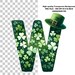 St Patrick's Alphabet Clipart PNG Sublimation, Watercolor St Patrick's ...