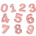 36 Pink Heart Alphabet Valentine Clipart, Alphabet Clipart PNG ...