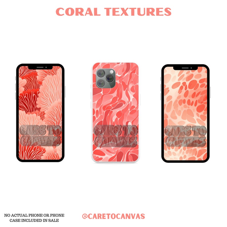 Seamless Digital Paper Surface Pattern Design Coral Textured Graphics ...