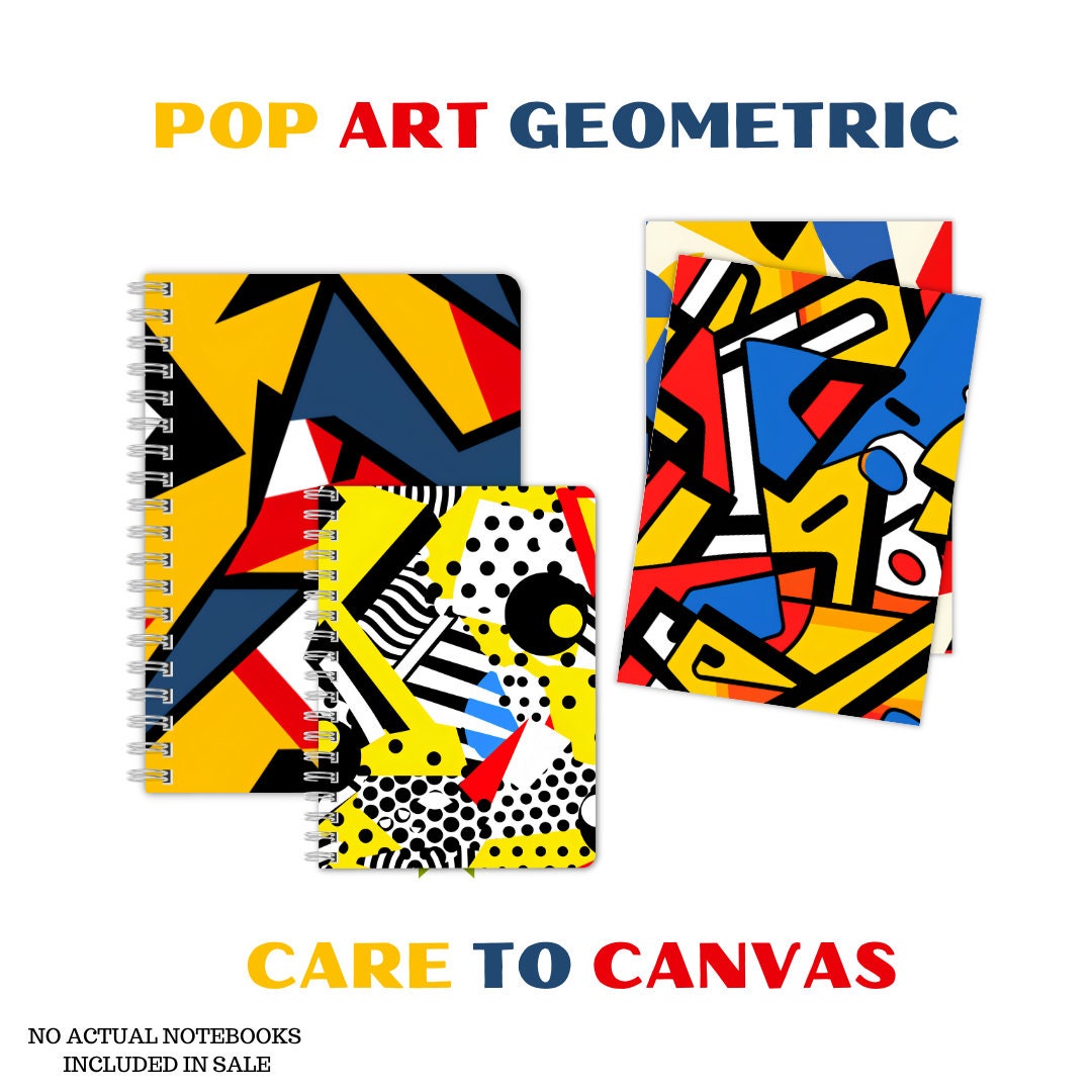 Geometric Pop Art Seamless Tile Graphics 12 X 12 Instant - Etsy