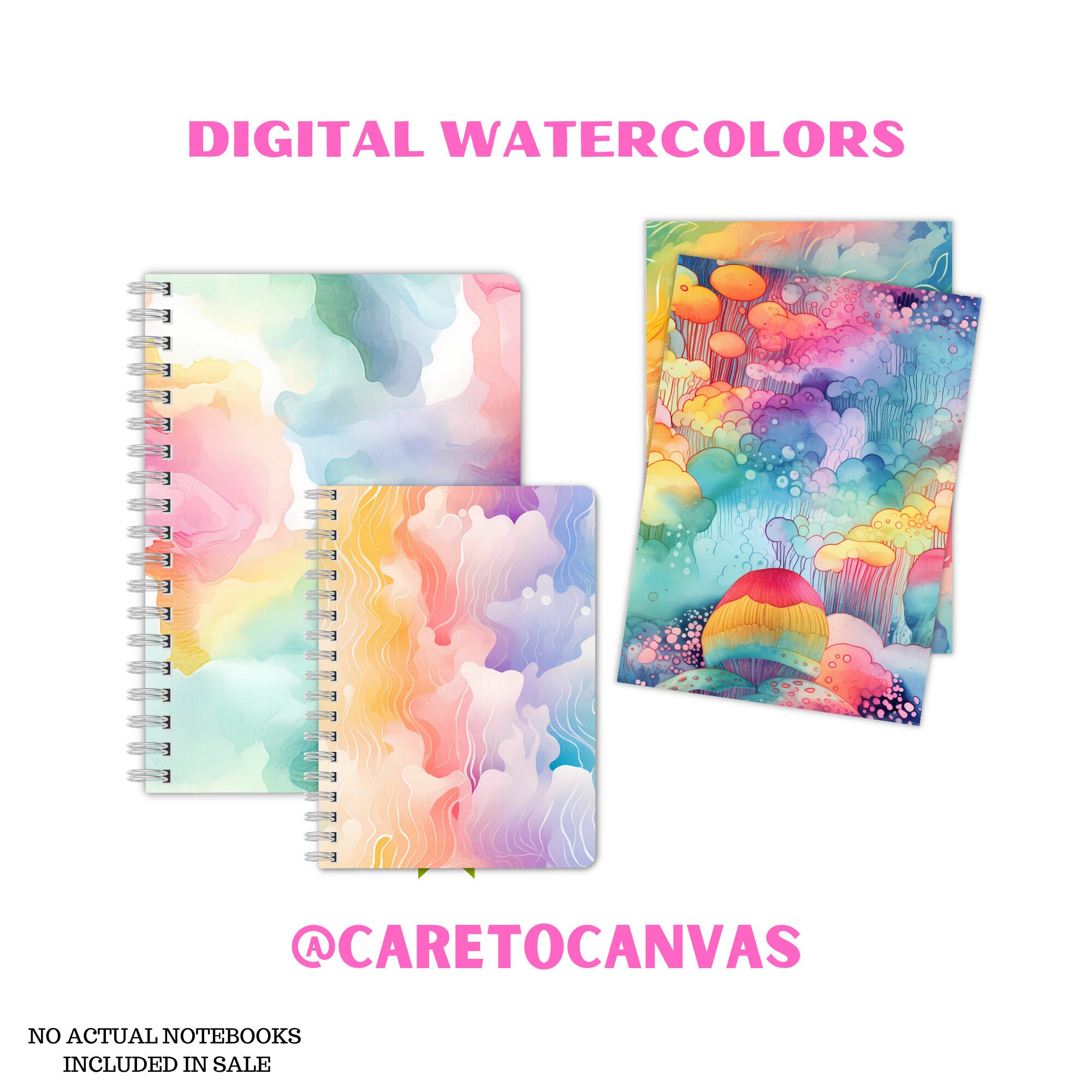 Digital Watercolor Art Printable DIY Prints Seamless Tile - Etsy