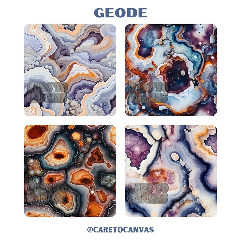 Digital Seamless Surface Patterns | Geodes, Rocks, Crystals | PERSONAL ...