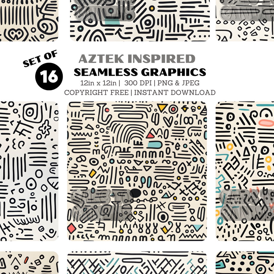 Digital Seamless Surface Patterns | Abstract Geometric | PERSONAL Use ...