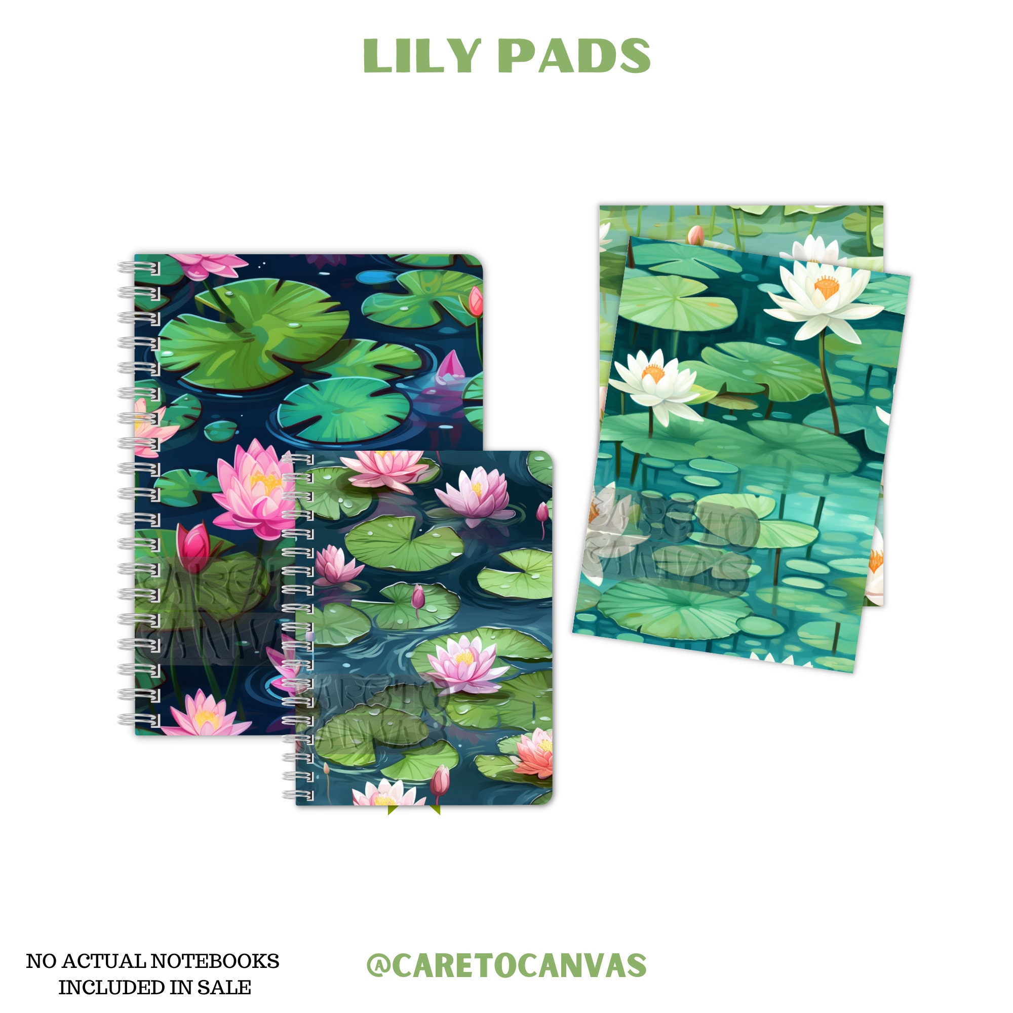 Digital Seamless Surface Patterns | Lily Pad Pond | COMMERCIAL USE ...