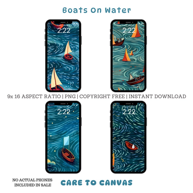 Digital Phone Wallpapers | "boats on the Water "| Iphone, Android ...