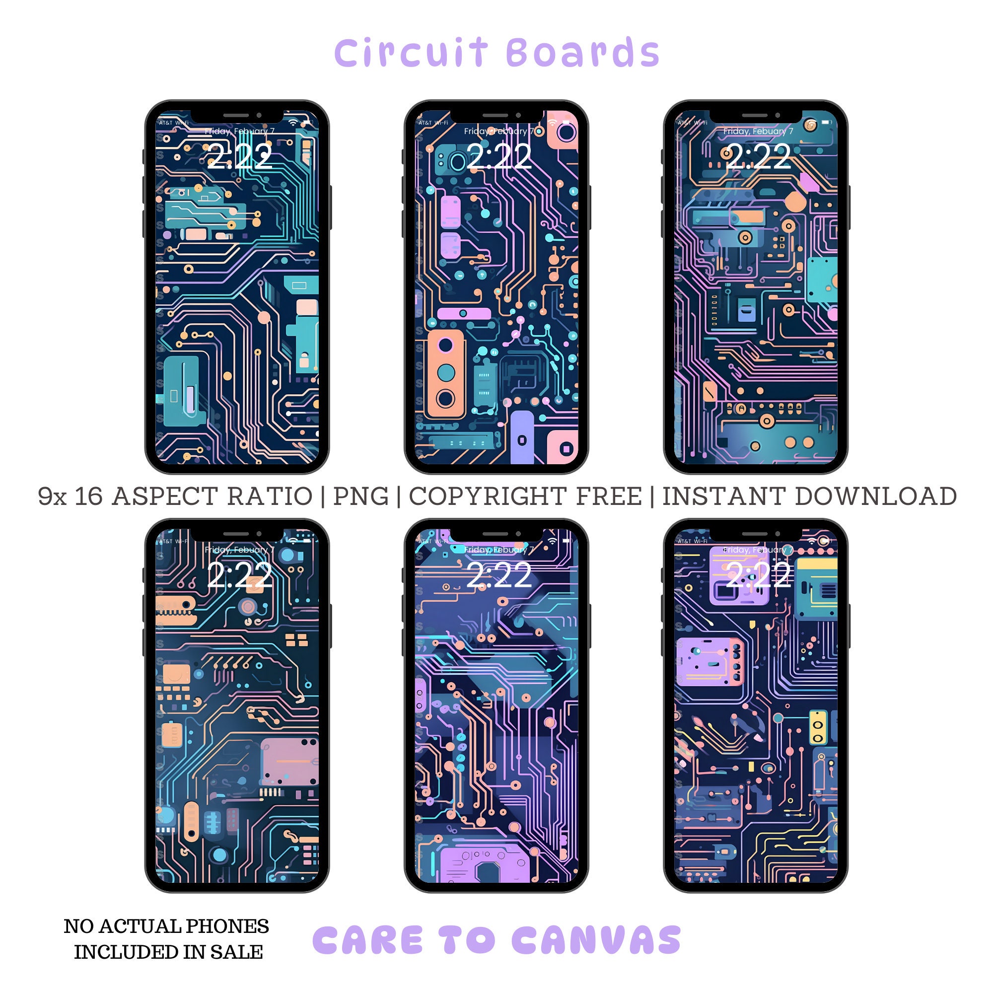 Tech Inspired Digital Phone Wallpapers | Iphone, Android, Samsung ...