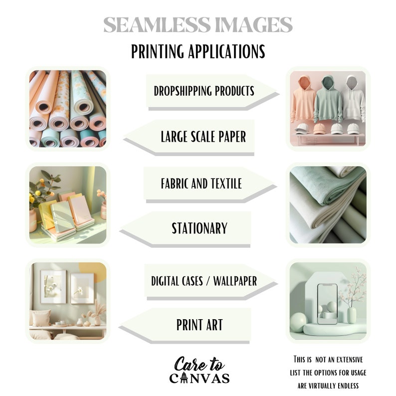 Digital Seamless Surface Patterns | Abstract Cartoons in GREEN ...