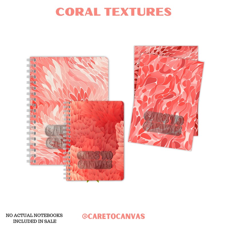 Seamless Digital Paper Surface Pattern Design Coral Textured Graphics ...