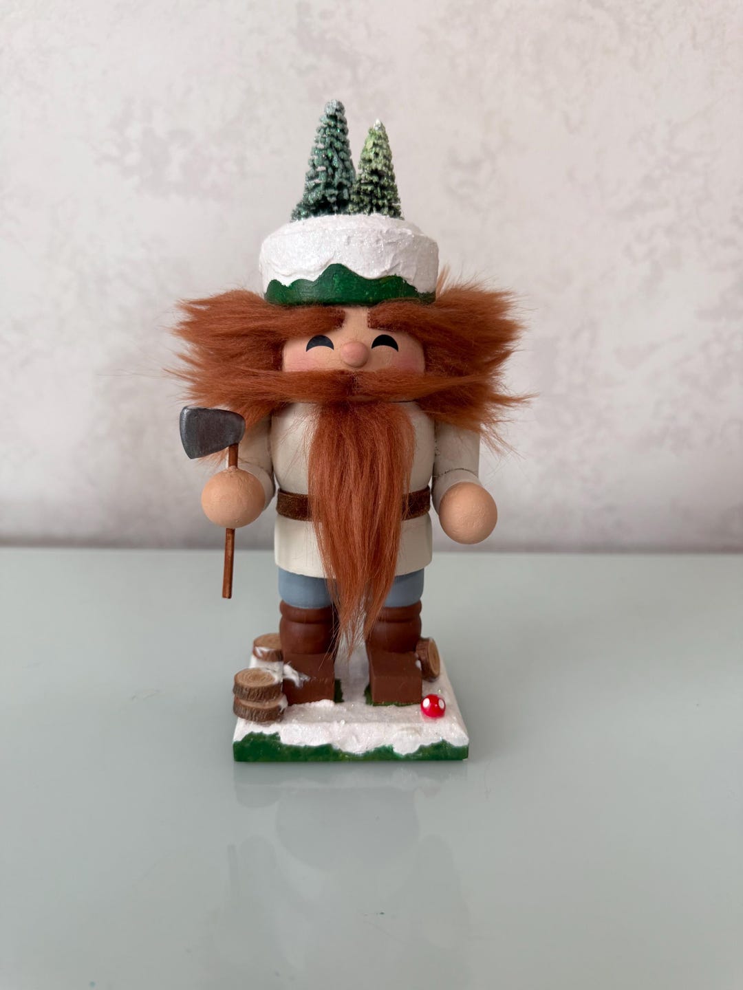 Lumberjack Short Round Nutcracker - Etsy