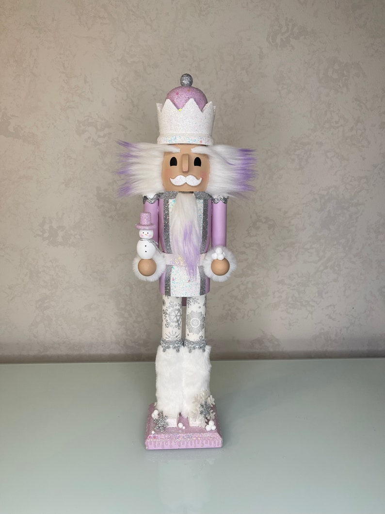 Purple Snowflake Nutcracker King - Etsy