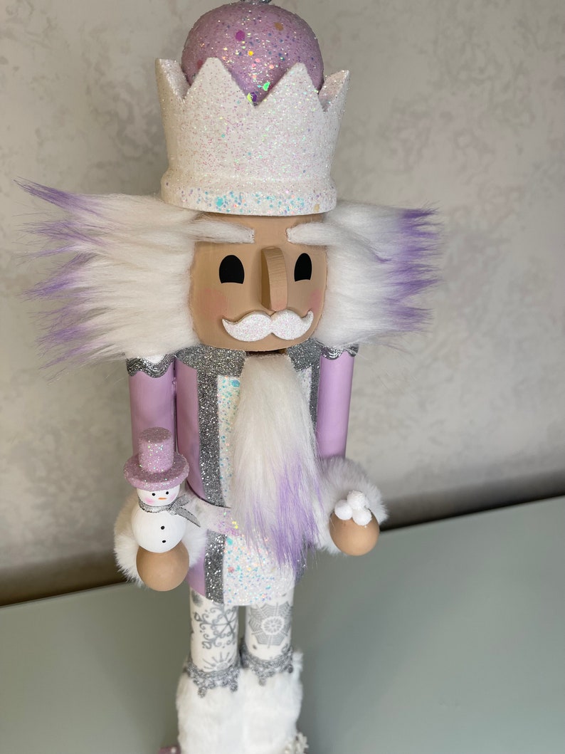 Purple Snowflake Nutcracker King - Etsy