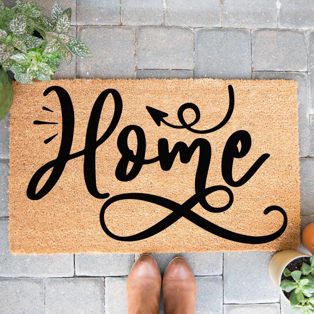 Doormat Home Design Welcome Mat Home Gift Unique Gift Minimalist Home ...
