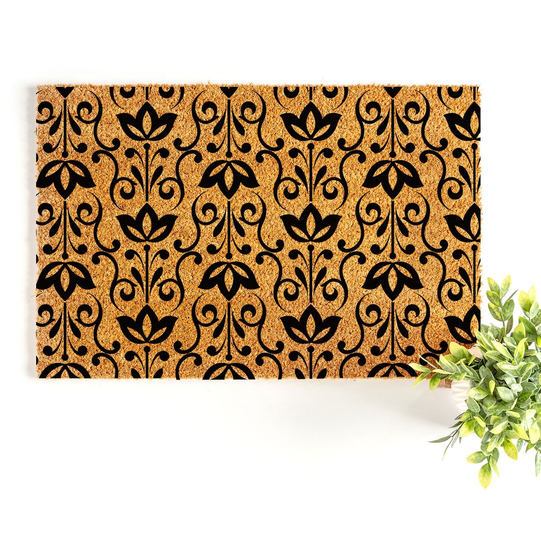 Doormat Floral Pattern 4 Housewarming Gift Home Doormat Gift for First ...