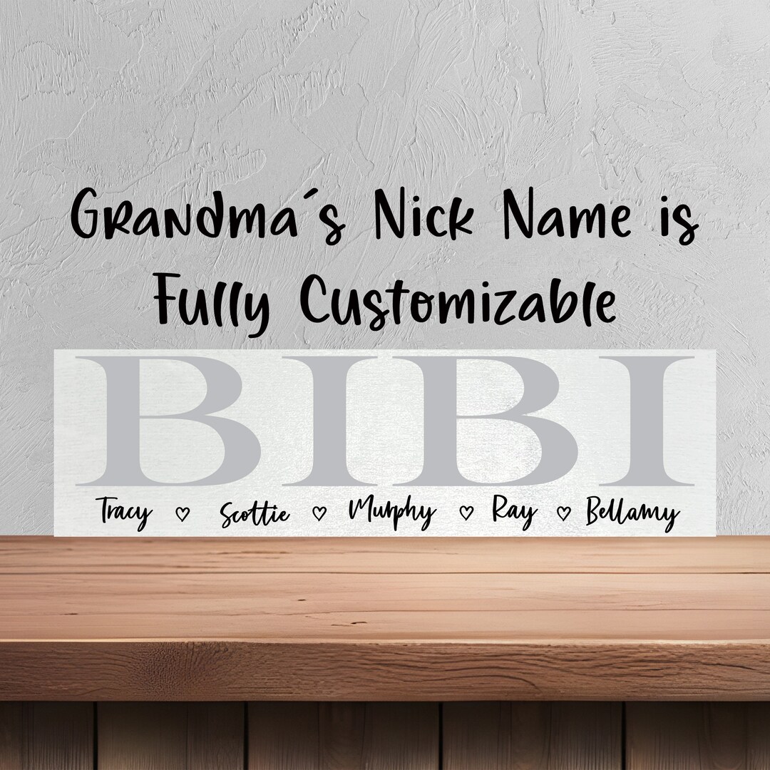Farmhouse Bibi Mother's Day Gifts for Bibi Personalized Gifts for ...