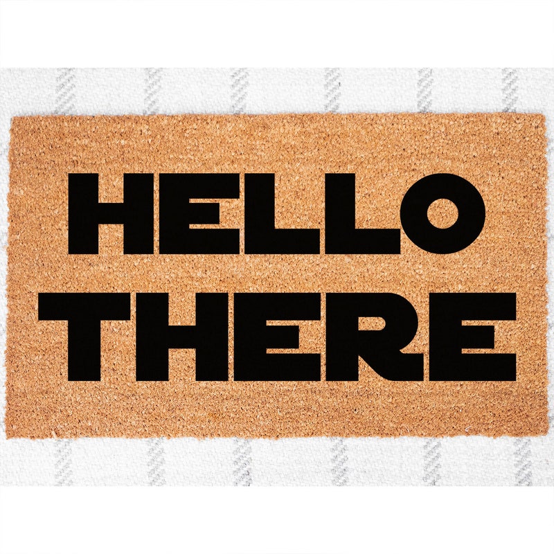 Hello Doormat - Etsy