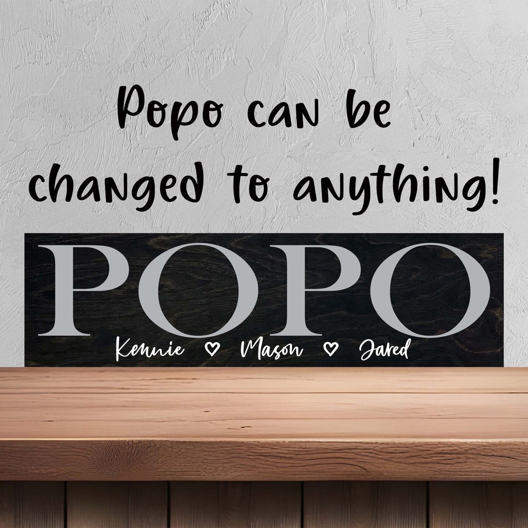 Fathers Day Gifts for Popo - Personalized Gift for Popo - Father's Day ...