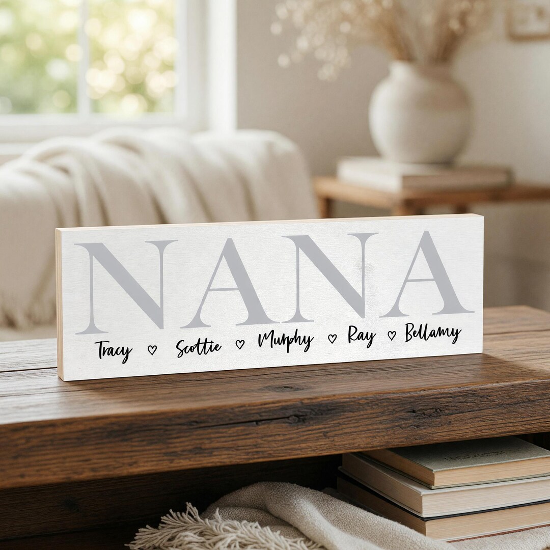 Mothers Day Gift for Grandma, Wood Sign, Nana, Grammy, Mimi, Gigi ...