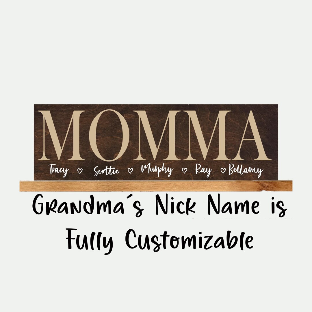 Mother's Day Gift for Momma Mothers Day Gift Personalized Gift for ...