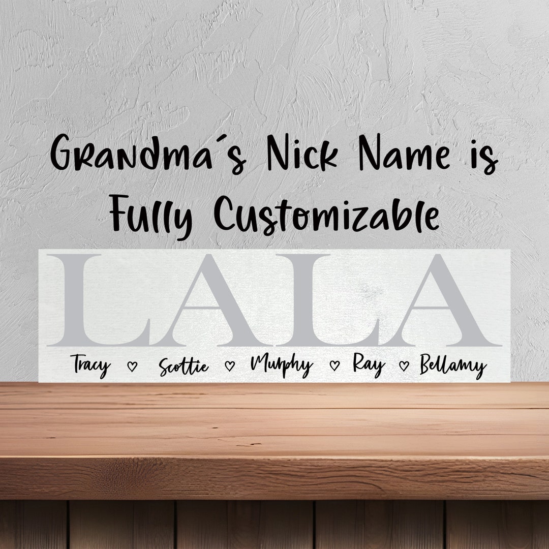 Farmhouse Lala Mother's Day Gifts for Lala Personalized Gifts for ...