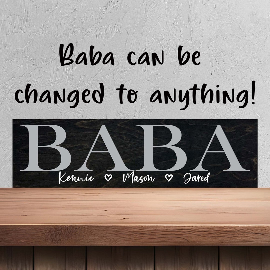 Fathers Day Gifts for Baba - Personalized Gift for Baba - Father's Day ...