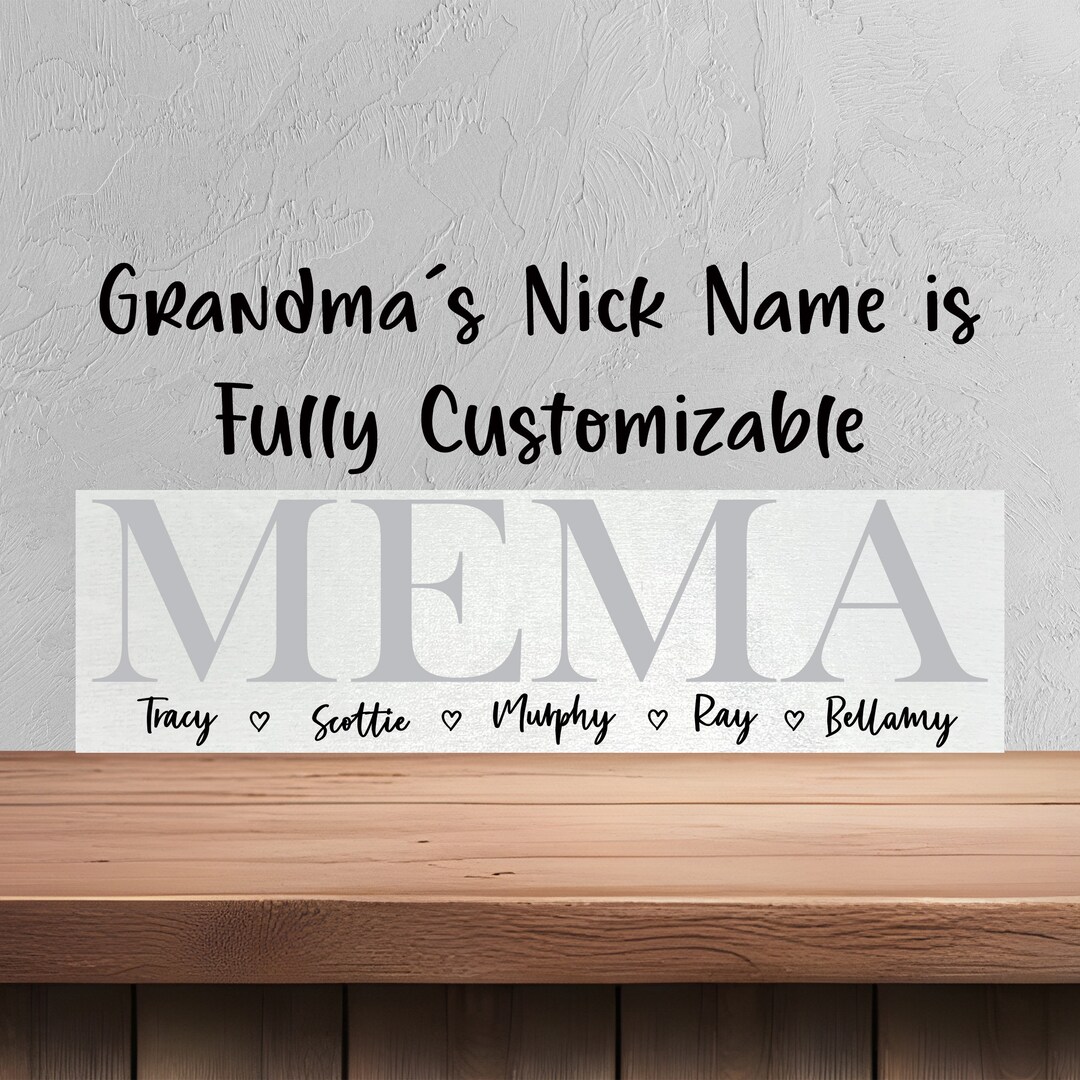 Personalized Gift for Mema Mother's Day Gift for Mema Mothers Day Gift ...