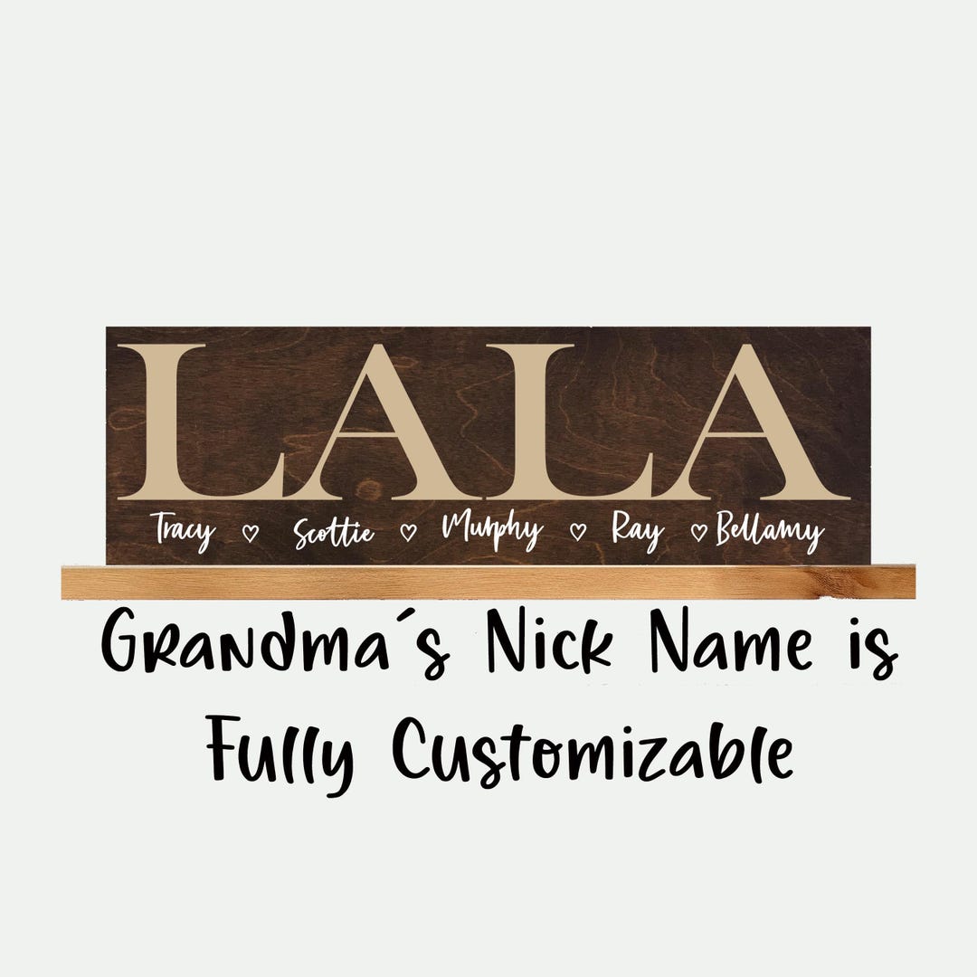Mother's Day Gifts for Lala - Personalized Gifts - Gifts for Lala ...