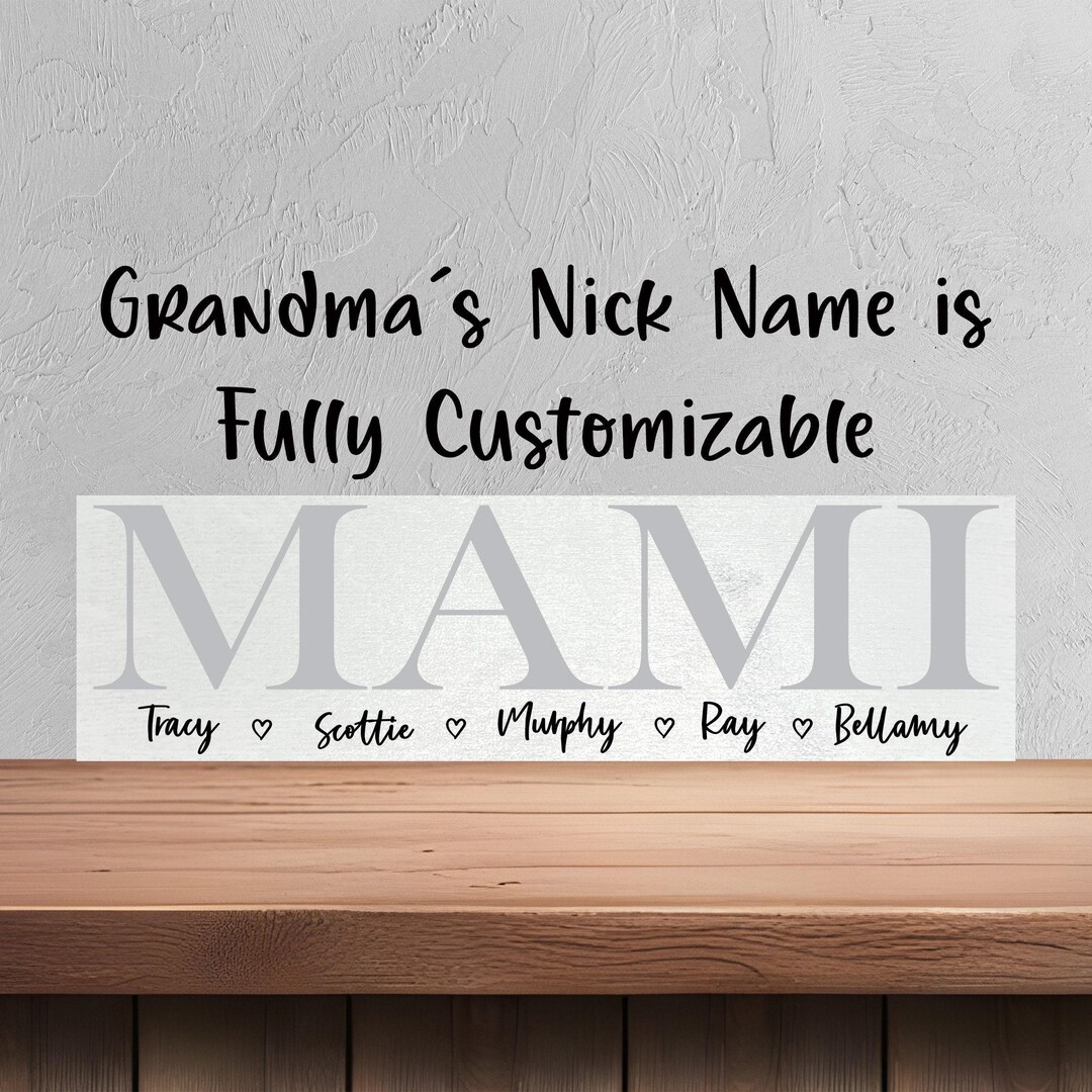 Personalized Wood Sign for Mami – Custom Mother's Day Gift 7414 - Etsy