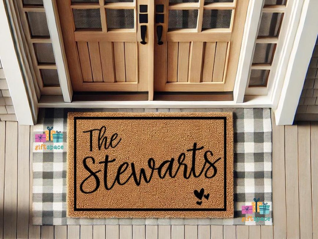 Custom Doormat, Huge Doormat, 36x60 36x72, Double Door, Personalized ...