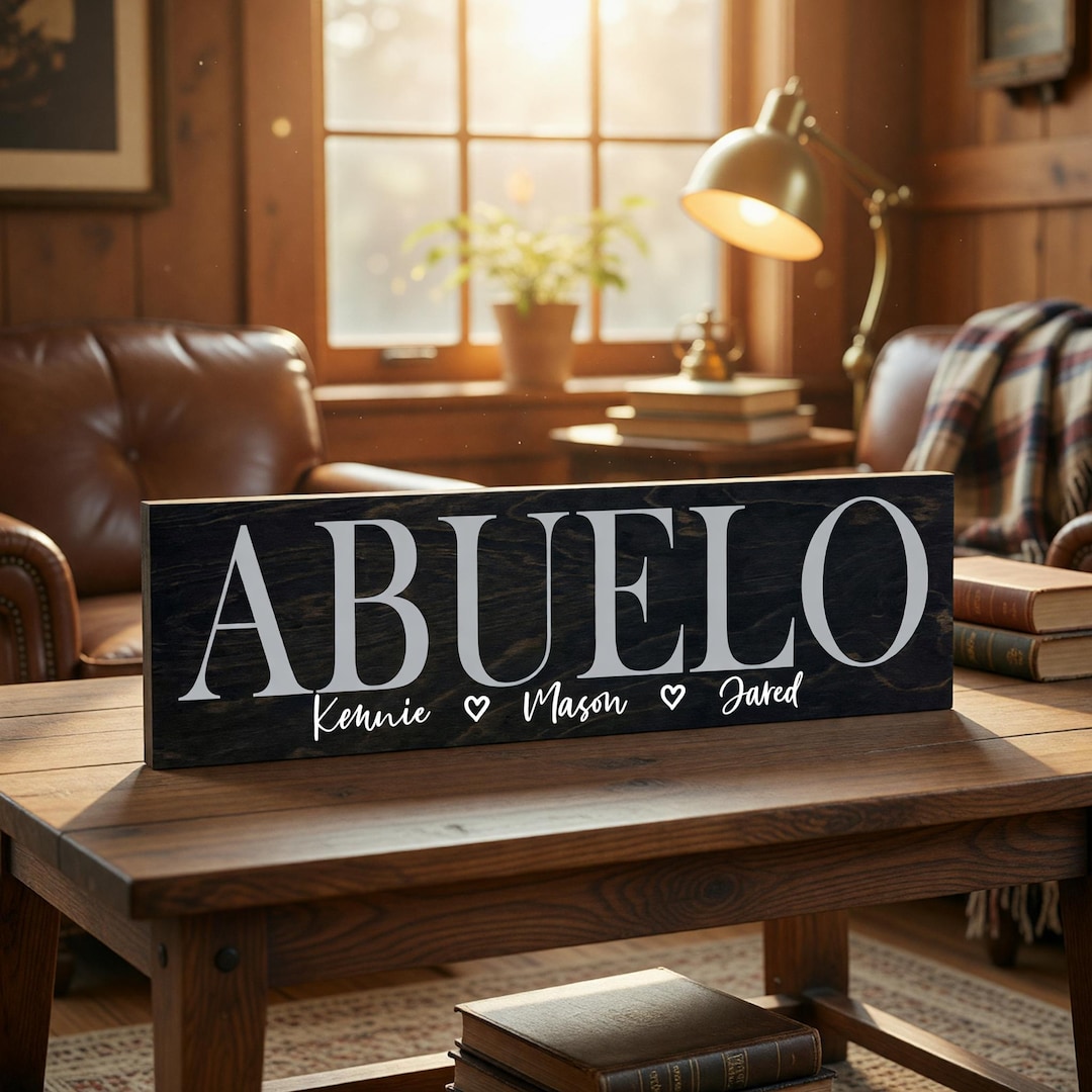 Fathers Day Gift for Abuelo, Wood Sign, Grandpa, Abuelito, Granddad ...