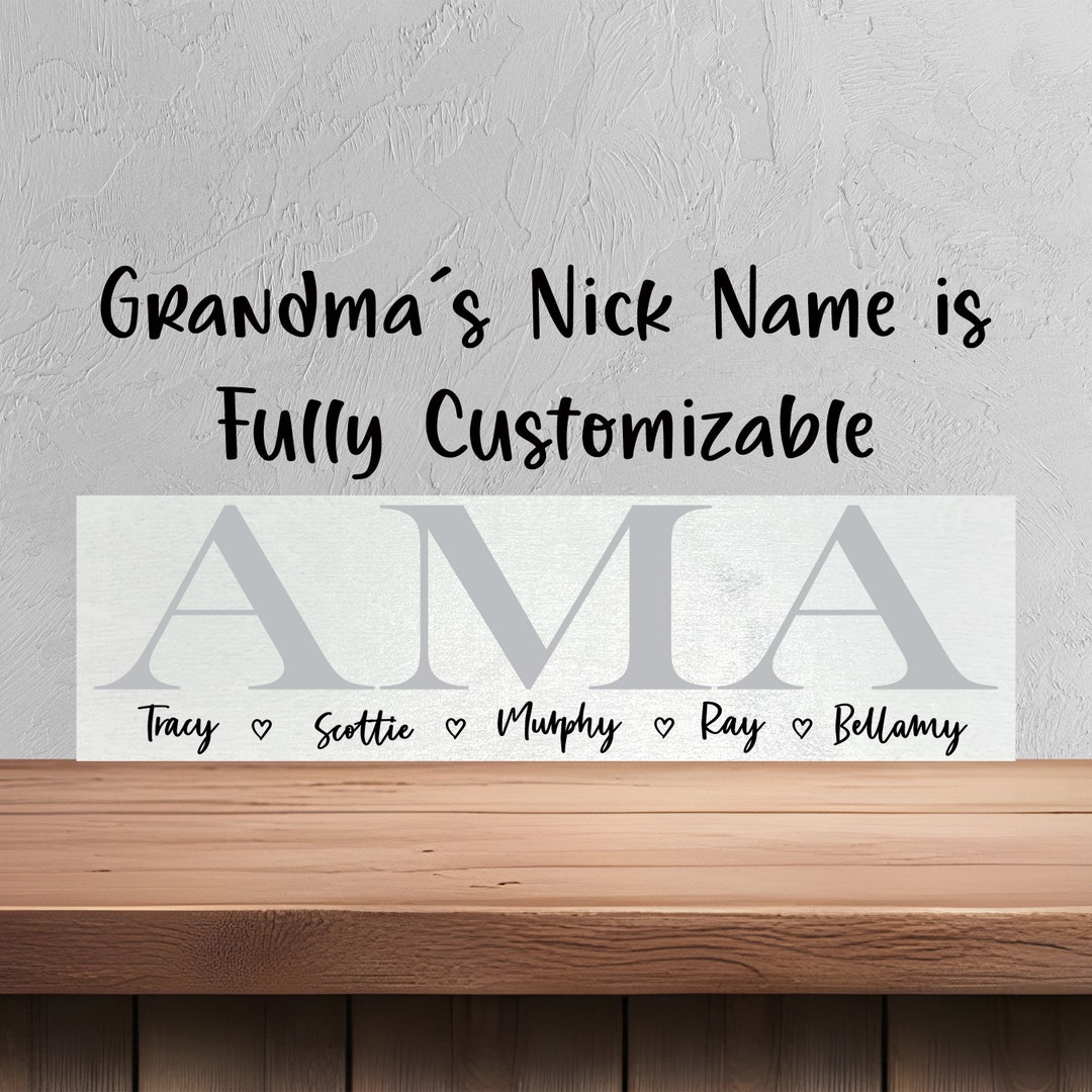 Farmhouse Ama Mother's Day Gifts for Ama Personalized Gifts for Grandma ...