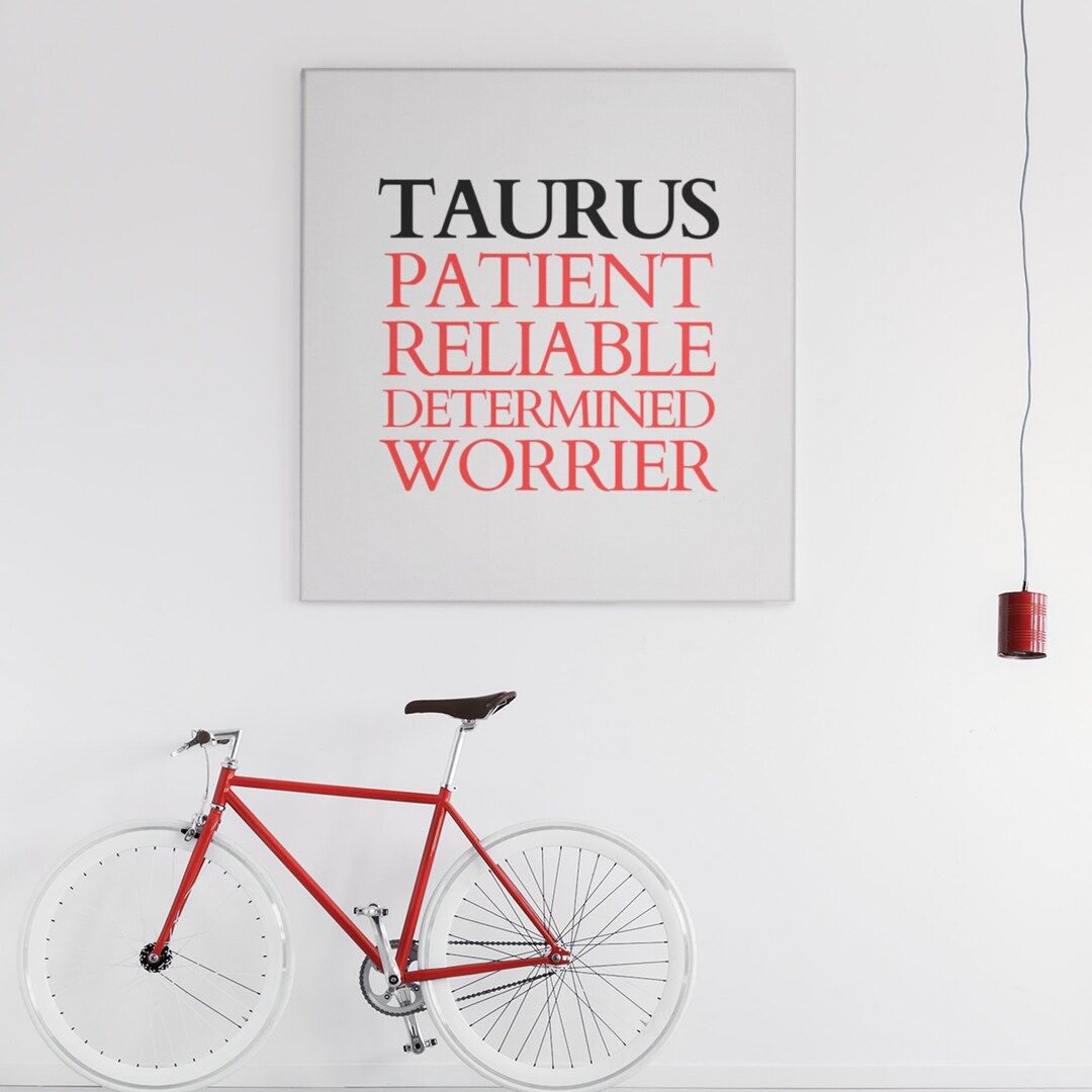 Taurus Poster, Zodiac Taurus Print, Astrology Star Print Retro Wall Art ...