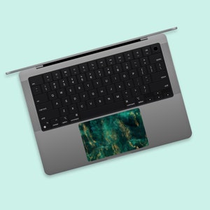 Emerald Green Marble MacBook Pro Skin | MacBook Air Skin With Rich ...