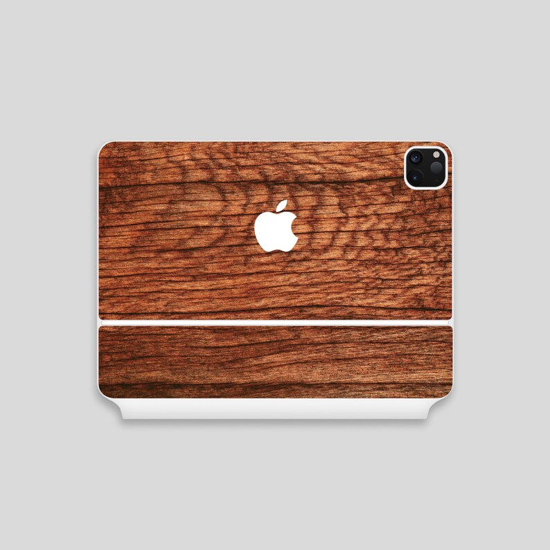 Classic Wooden Texture Skin for Magic Keyboard for iPad Pro Warm Rustic ...
