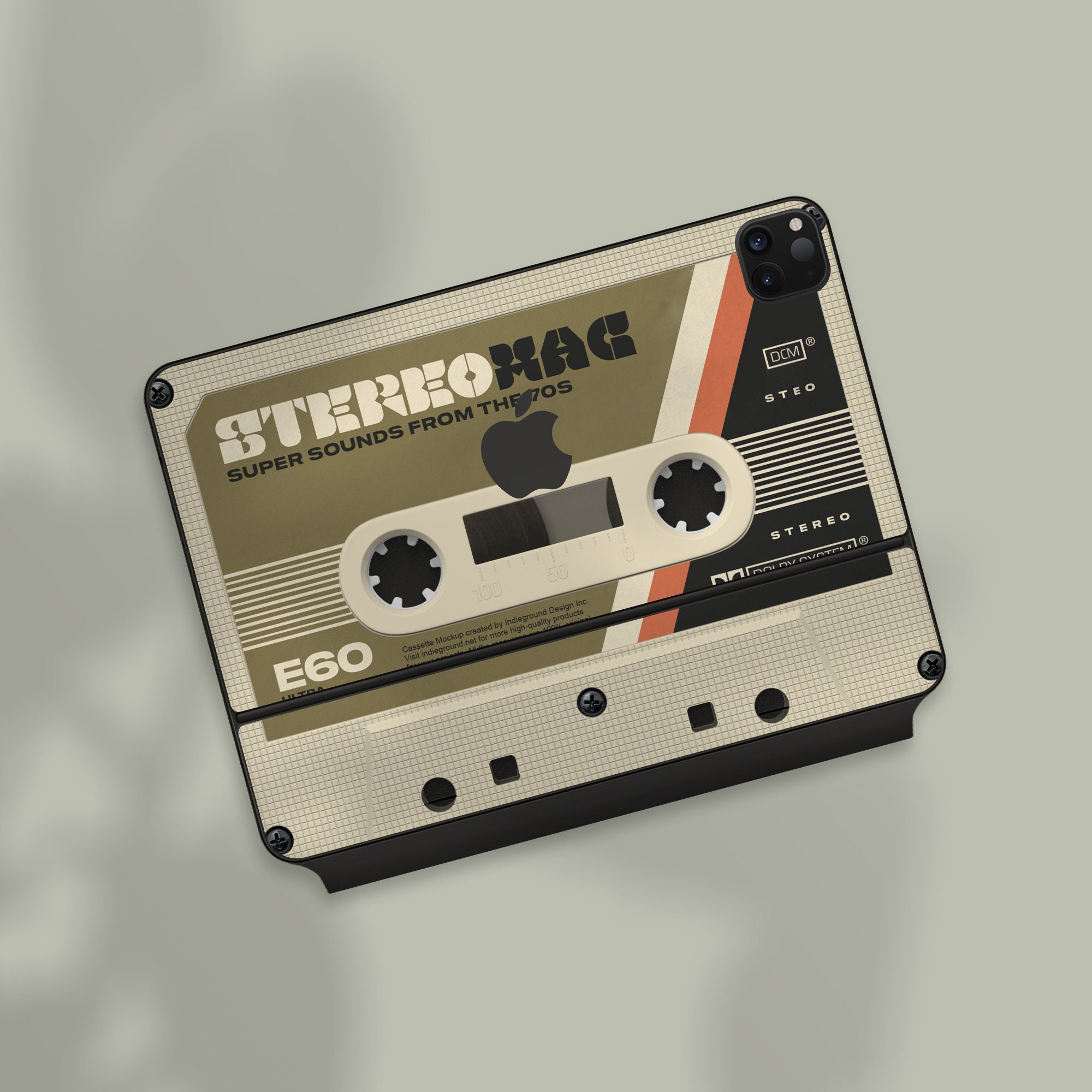 Retro Cassette Skin for Magic Keyboard for iPad Vintage Tape Design ...