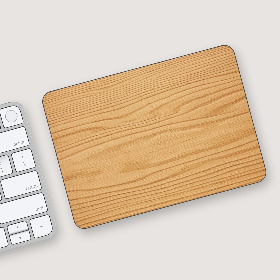 Natural Wood Apple Magic Trackpad Cover | Earthy Tone & Minimalist Look ...