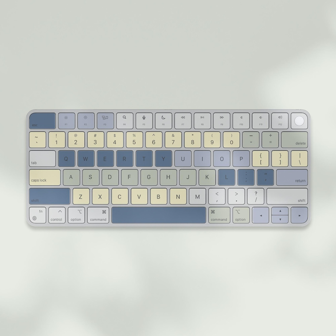 Subtle Cold Color Shift Key Stickers for Magic Keyboard | Tranquil ...