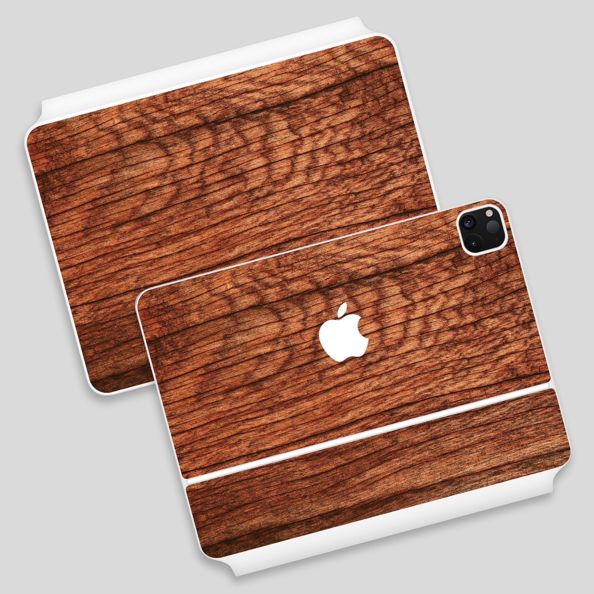 Classic Wooden Texture Skin for Magic Keyboard for iPad Pro Warm Rustic ...