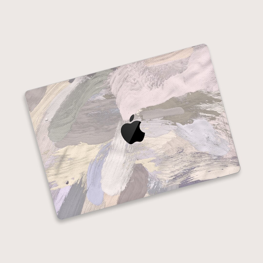 Painterly Abstract MacBook Pro Skin | Soft Brushstrokes MacBook Air ...