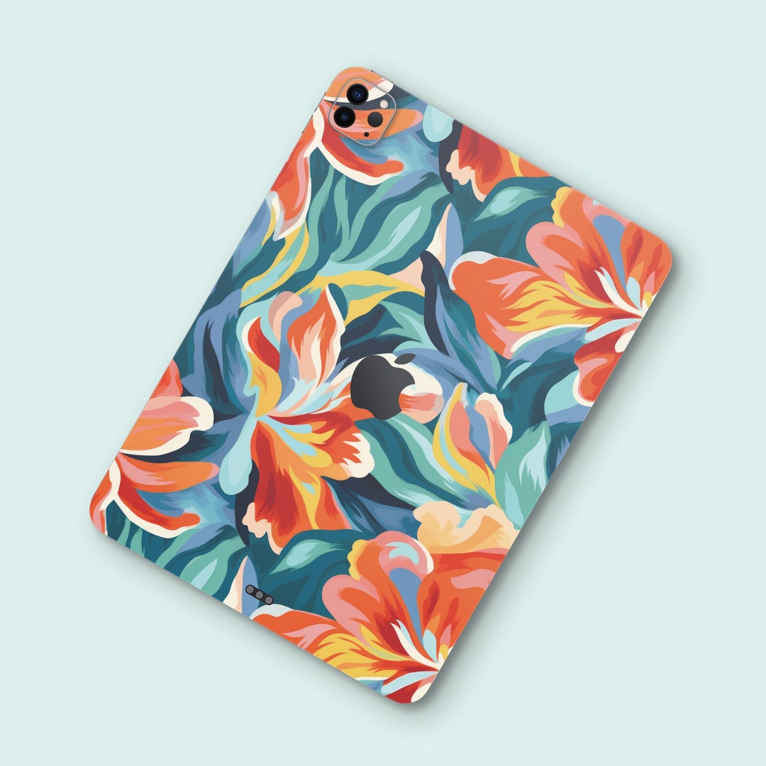 Tropical Floral Bloom iPad Pro Skin | Lush Citrus Garden iPad Pro Decal ...