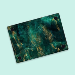 Emerald Green Marble MacBook Pro Skin | MacBook Air Skin With Rich ...