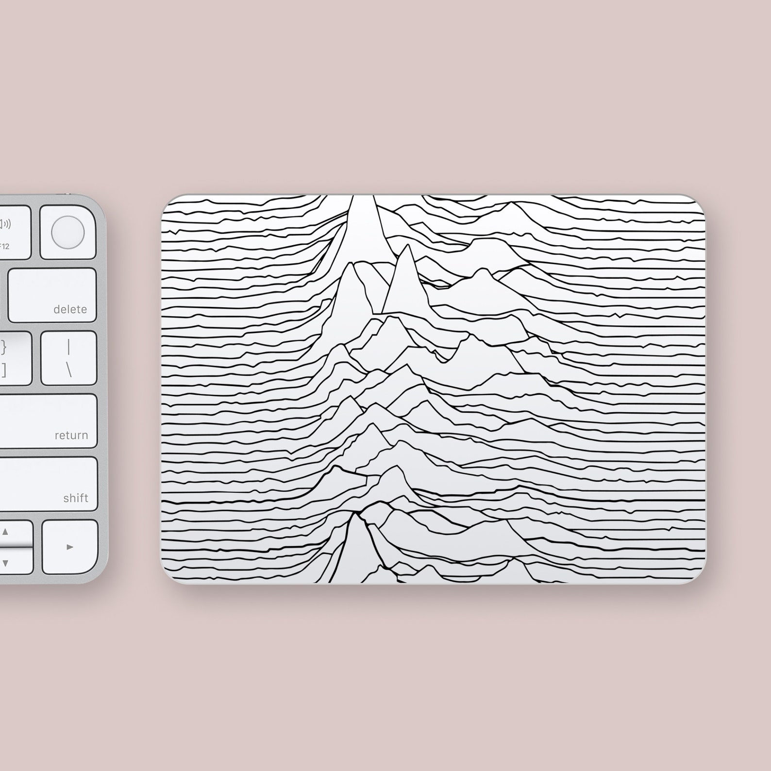 CP1919 Vintage Pulse Wave Magic Trackpad Clear Skin | Classic Tech Art ...