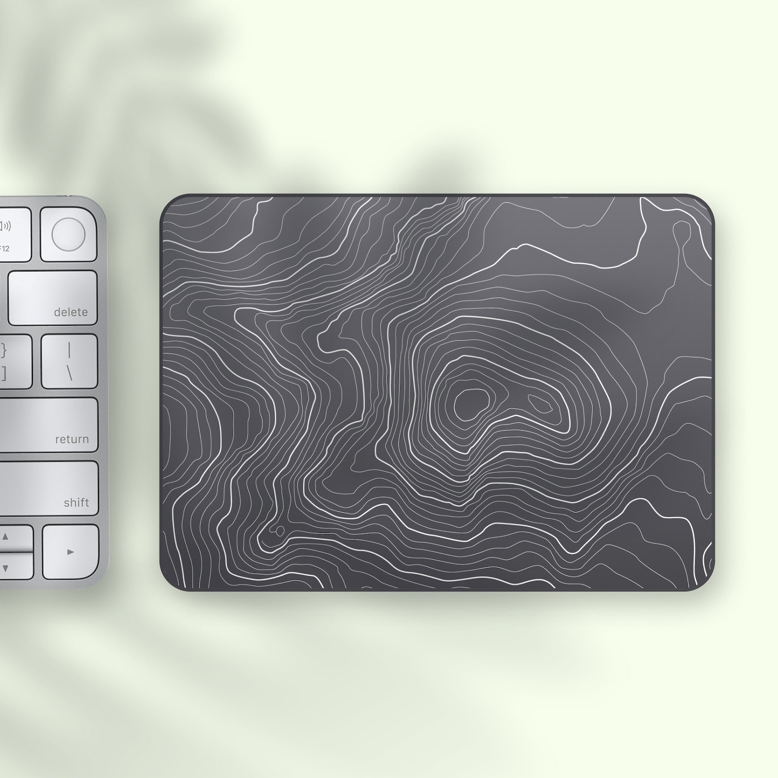 Topographic Map Magic Trackpad Protective Transparent Skin, Geological ...