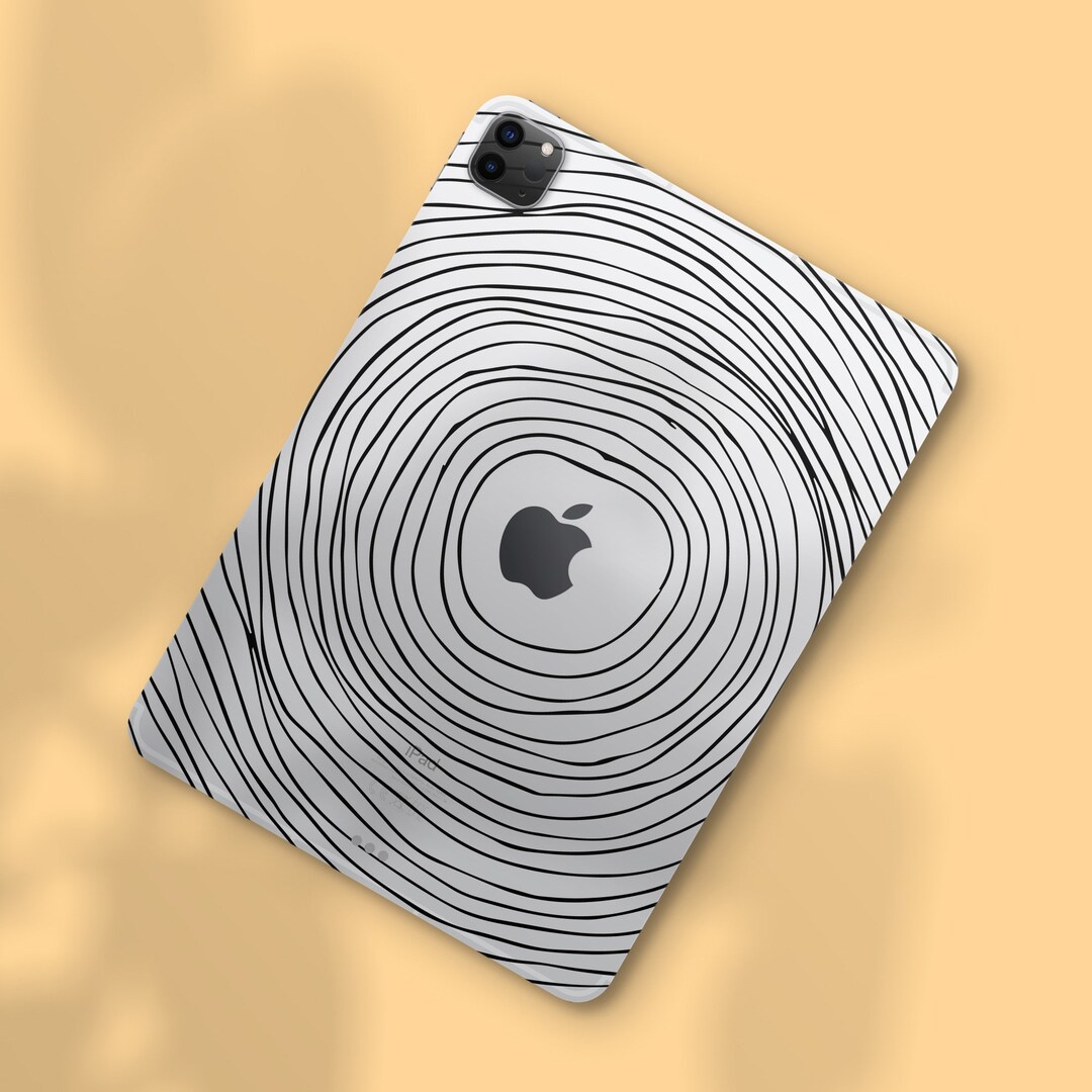 Concentric Circles iPad Pro Clear Skin | iPad Pro Skin With Minimalist ...