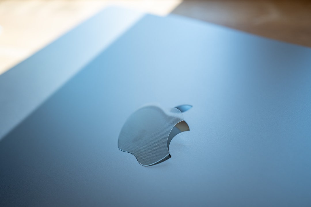 Transparent MacBook Logo Sticker | Apple Logo Transparent Protective ...