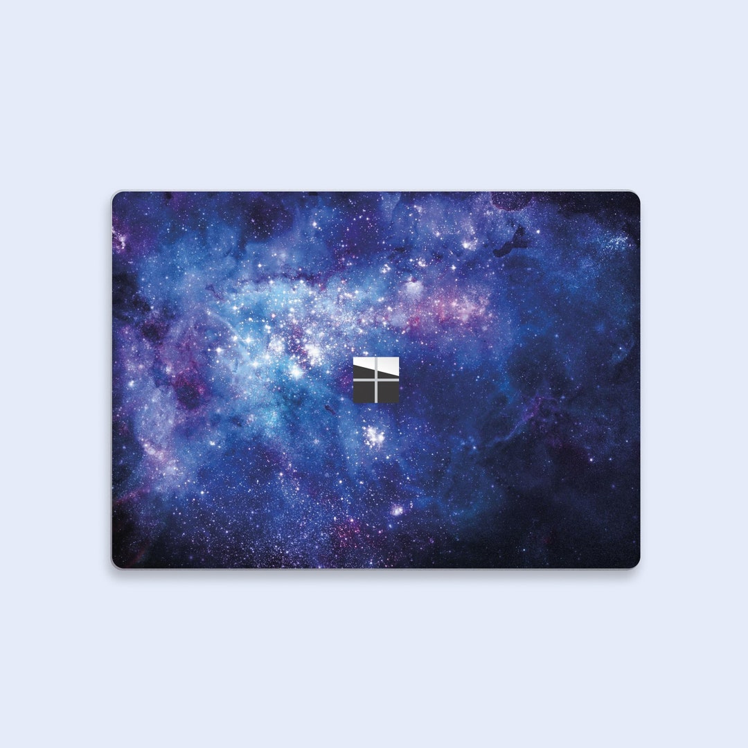 Galactic Shine Surface Book Skin | Nebula Fusion Surface Laptop Decal ...
