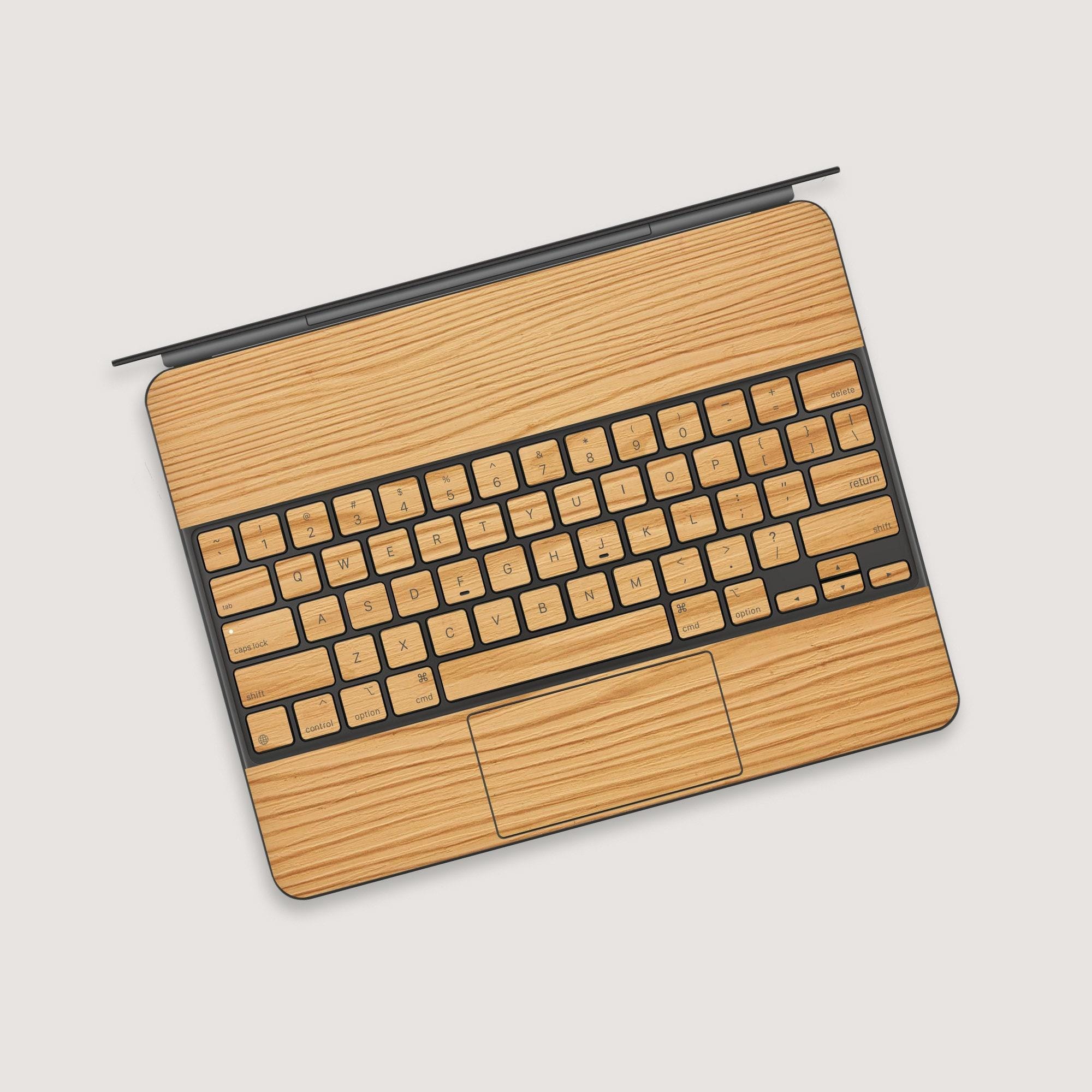 Natural Wood iPad Magic Keyboard Protective Skin | Classic Design Magic ...