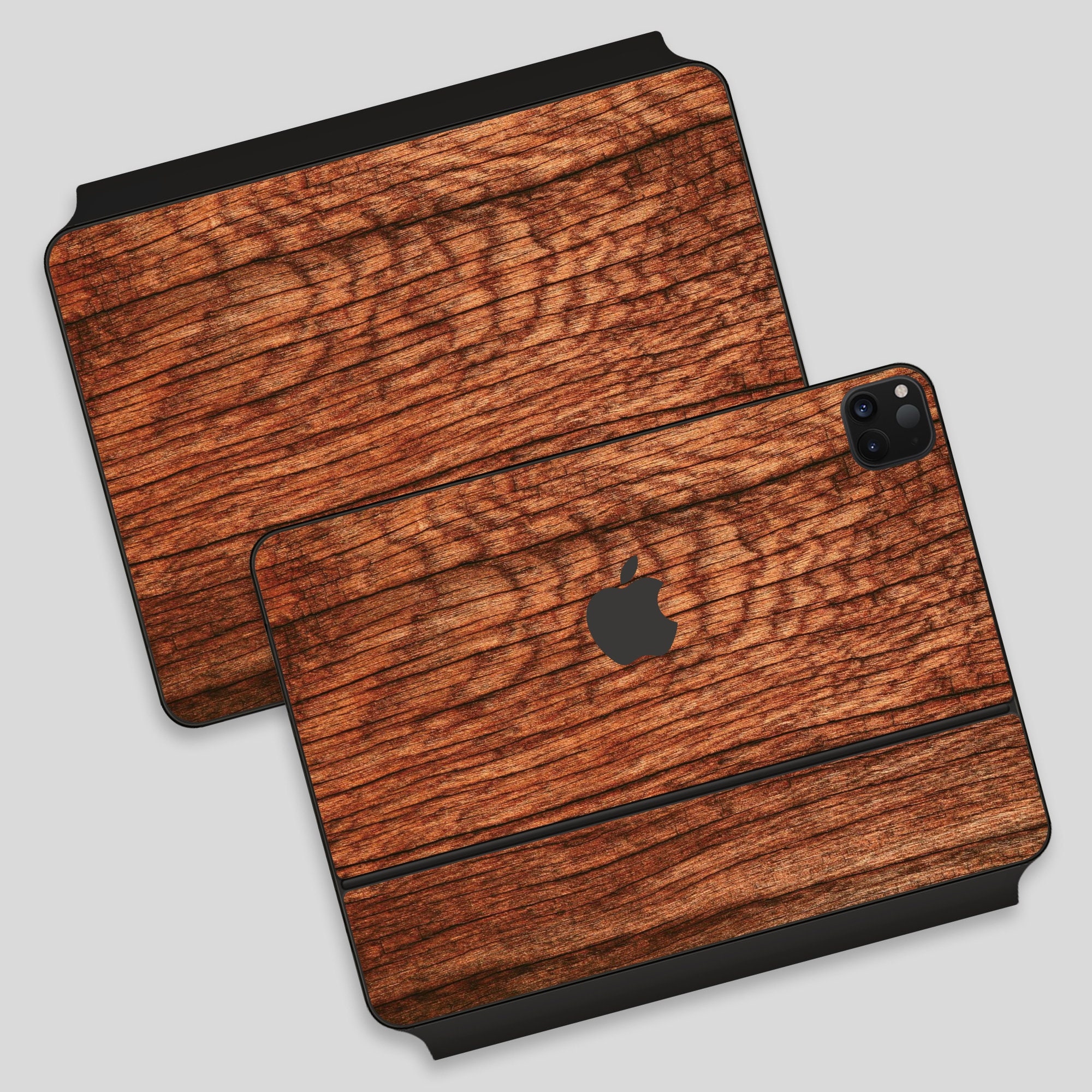 Classic Wooden Texture Skin for Magic Keyboard for iPad Pro Warm Rustic ...