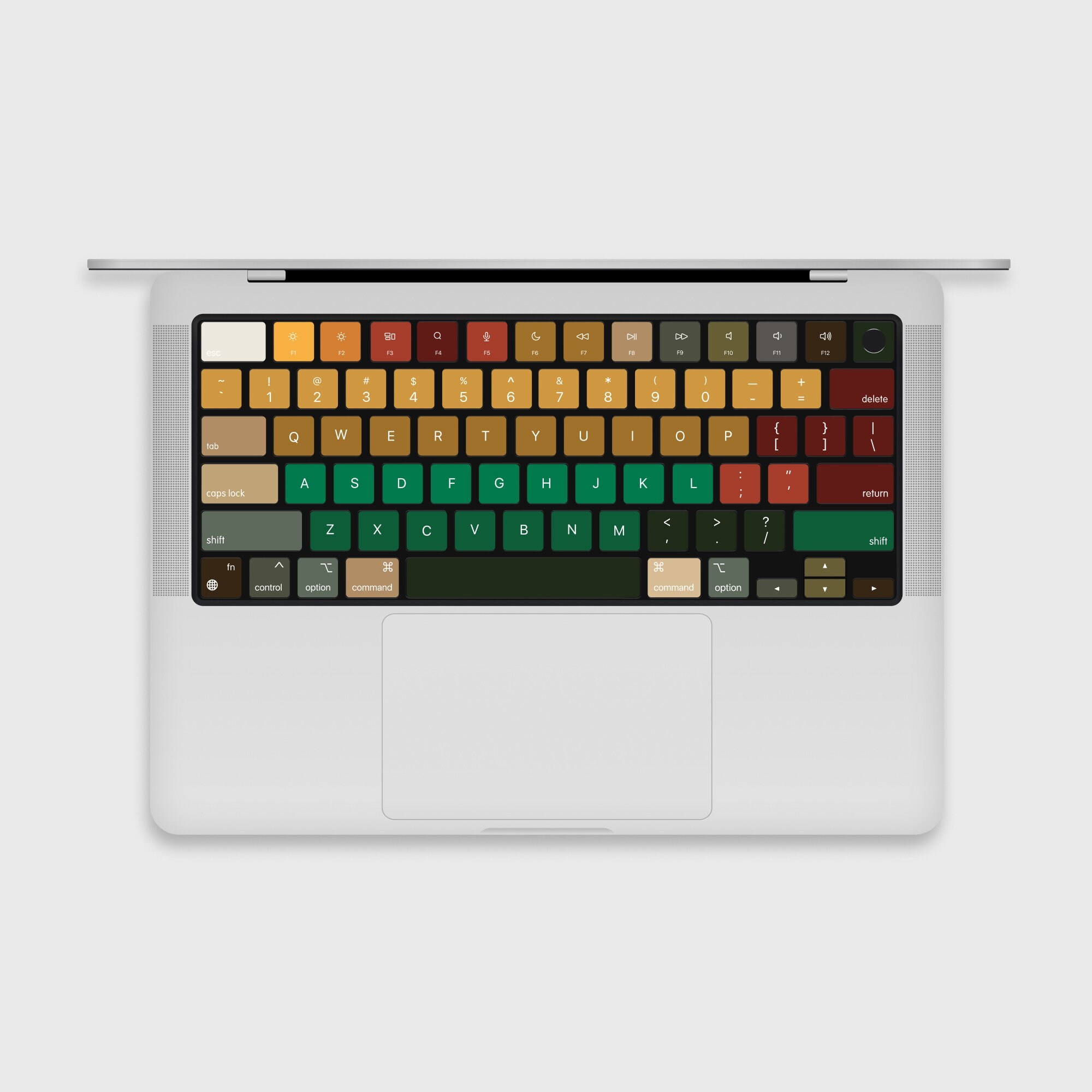 Classic Gradient MacBook Keyboard Skin Old-fashioned Typewriter MacBook ...